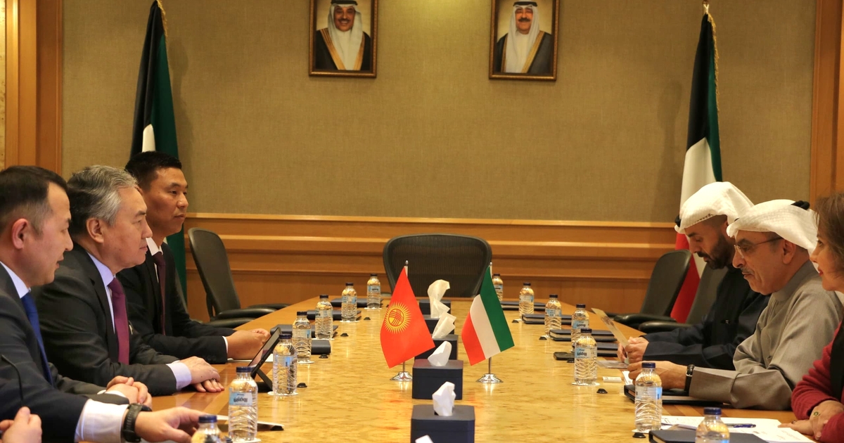 Kyrgyz FM holds talks with CEO of Kuwait Fund for Arab Economic ...