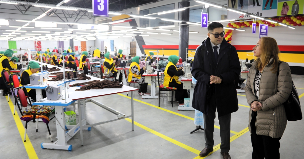 U.S. supports launch of new garment factory in Kyrgyz Republic - Kyrgyz ...