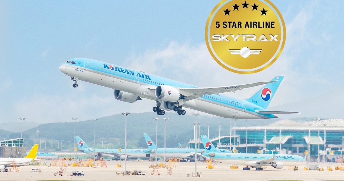 Korean Air earns 5-star Skytrax rating for 5th straight year - Kyrgyz national news agency