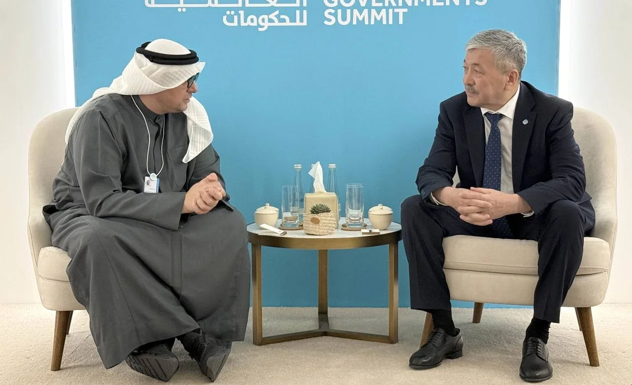 Adylbek Kasymaliev meets with Masdar CEO Muhammad Jamil Al Ramahi ...