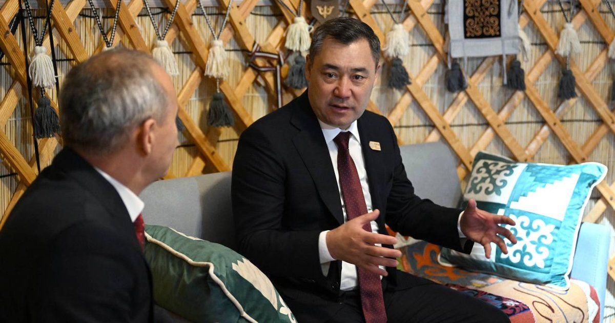 President Zhaparov visits national pavilion at COP29 in Baku - Kyrgyz ...