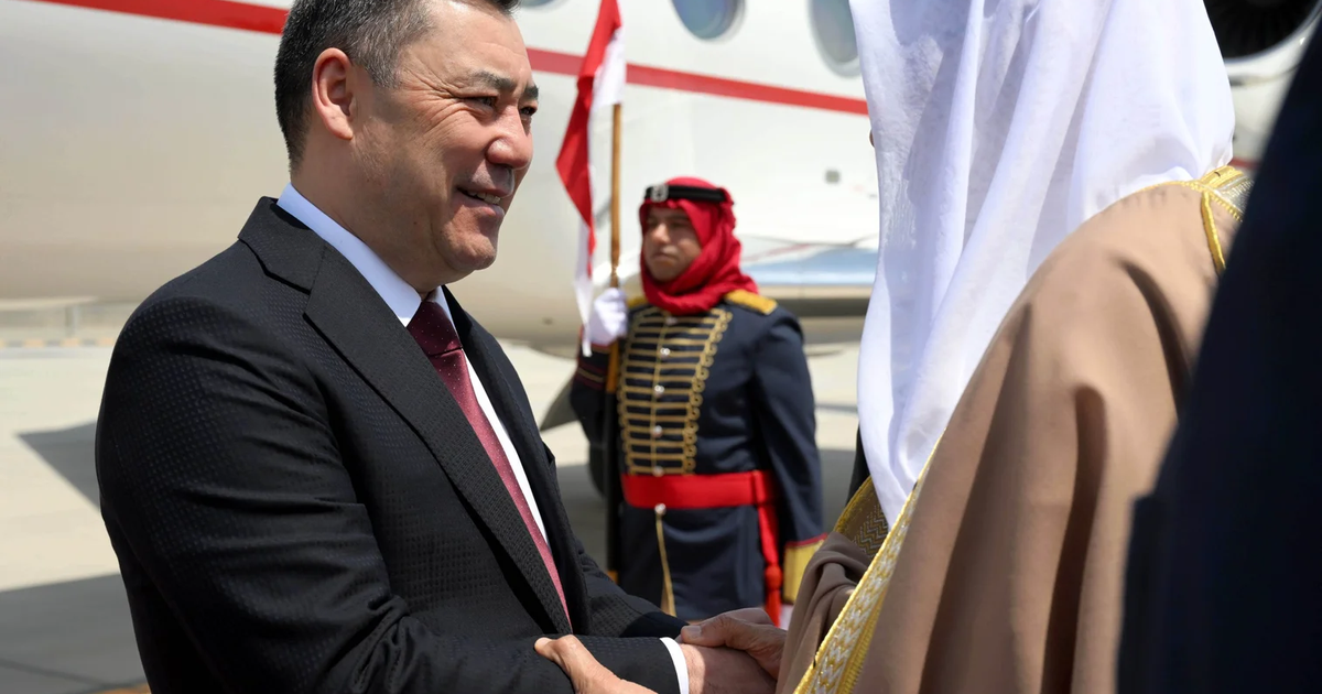 President Zhaparov arrives in Bahrain for official visit - Kyrgyz ...