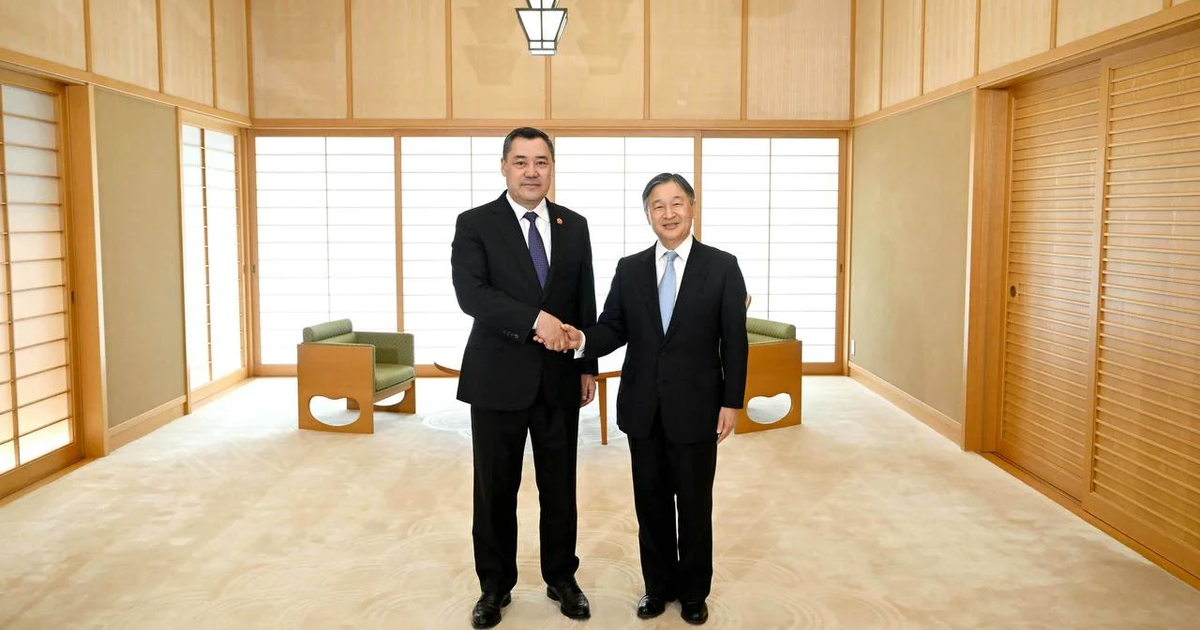 President Zhaparov met with Japanese Emperor Naruhito - Kyrgyz national ...
