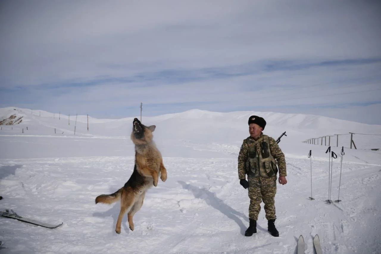 Border guards serve on Kyrgyz-Chinese border in frosts down to -50 ...